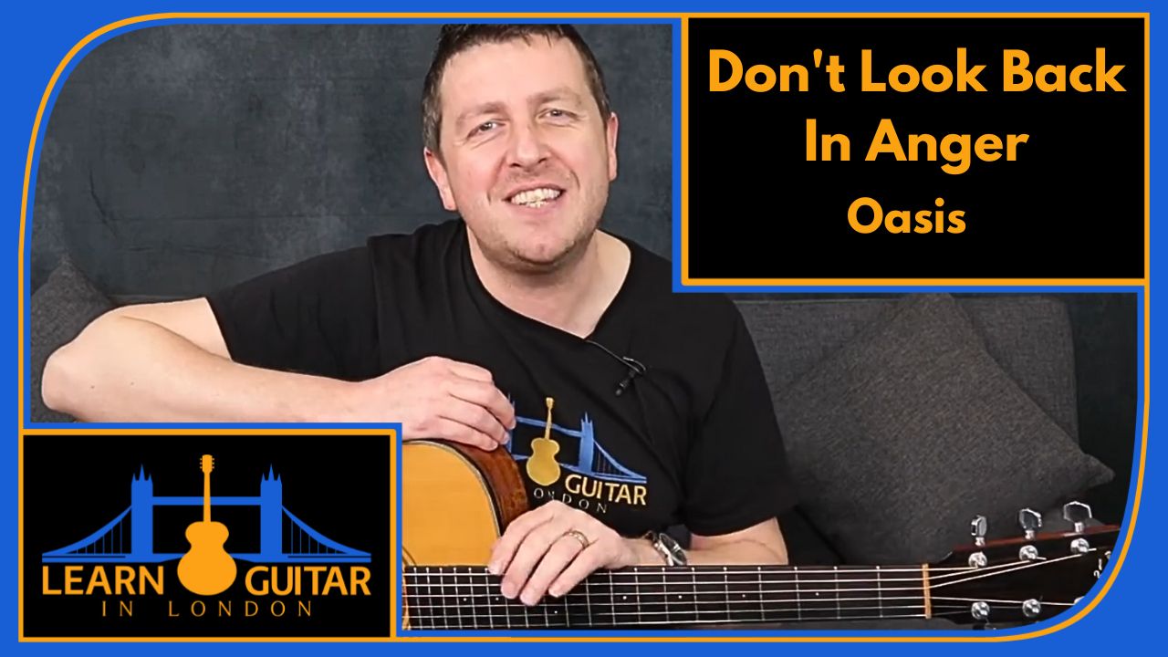 Don't Look Back In Anger - Guitar Lesson - Oasis - Learn to Play - Drue ...