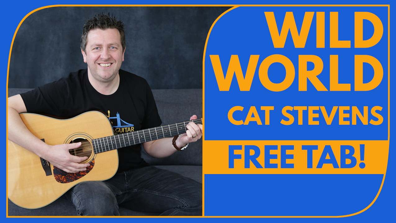 Wild World - Guitar Lesson - Cat Stevens - How To Play - FREE TAB ...